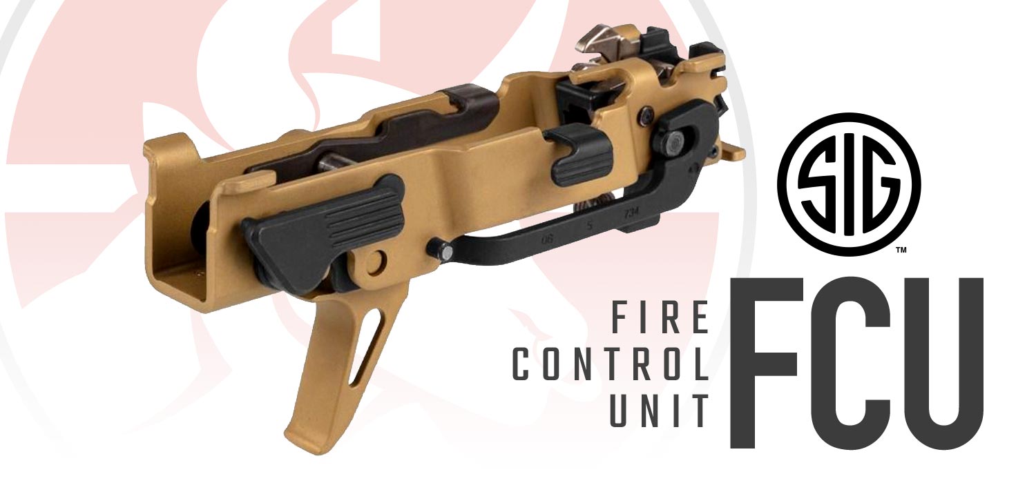 Sig Sauer P320 Custom Works Fire Control Unit Gold Flat Blade NEW ...